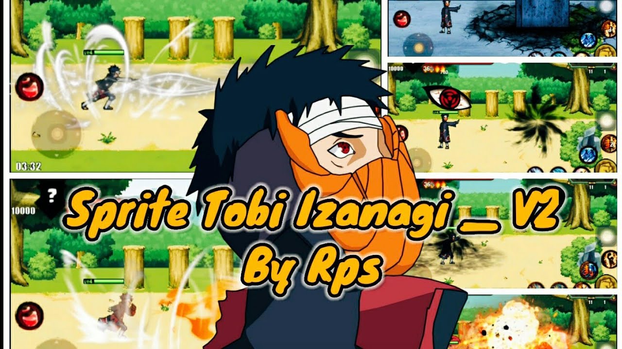 火影战记 |♦Naruto senki |♦Share Sprite |♦Tobi Izanagi_V2|♦New Sprite 2022 ...