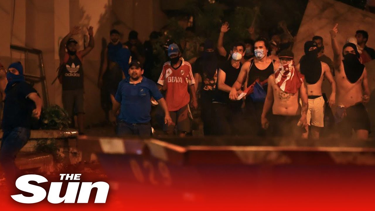 Fire, smoke and chaos in Paraguay as Covid 19 response sparks riots ...