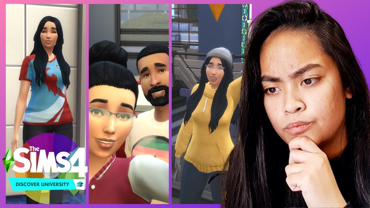I'M A BIG BRAIN GAMER GIRL | Sims 4 Wheelspin #01 - YouTube