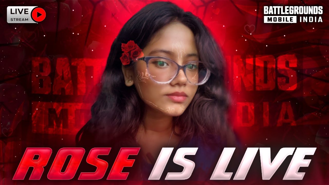 BGMI UPDATE 3.2 🥀| BGMI LIVE GAMEPLAY| ROSE GAMING💖🥀 #bgmilive #girlgamer #rose #gaming # ...