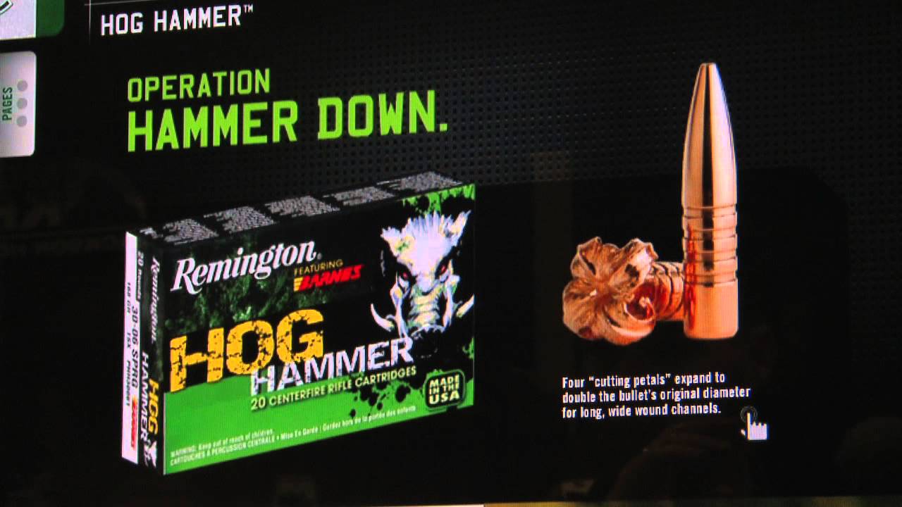 Remington Hog Hammer - Hypersonic - Ammunition SHOT Show 2013 - Luke ...