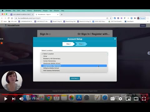 NoodleTools Account Creation/Update - YouTube