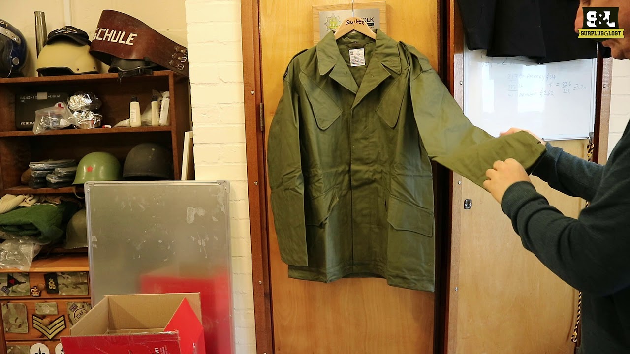 Dutch Army Surplus M65 style jacket - YouTube