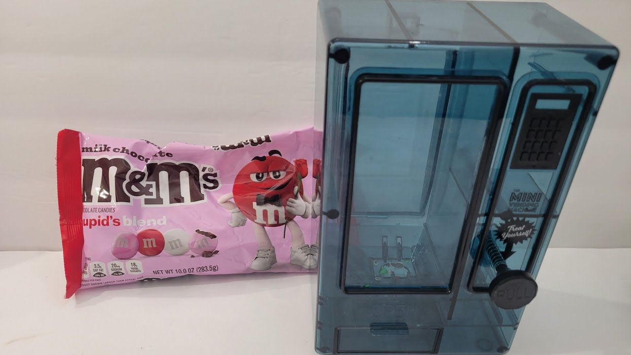 Mini Vending machine filling with #valentinesday M&M's Cupid's blend # ...