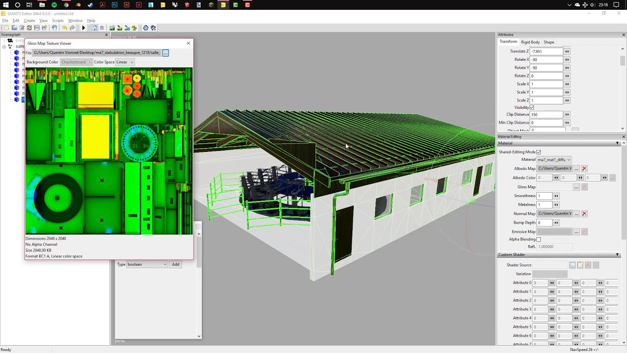 MA7 - CONVERSION MODÈLE BLENDER FBX FS19 - YouTube