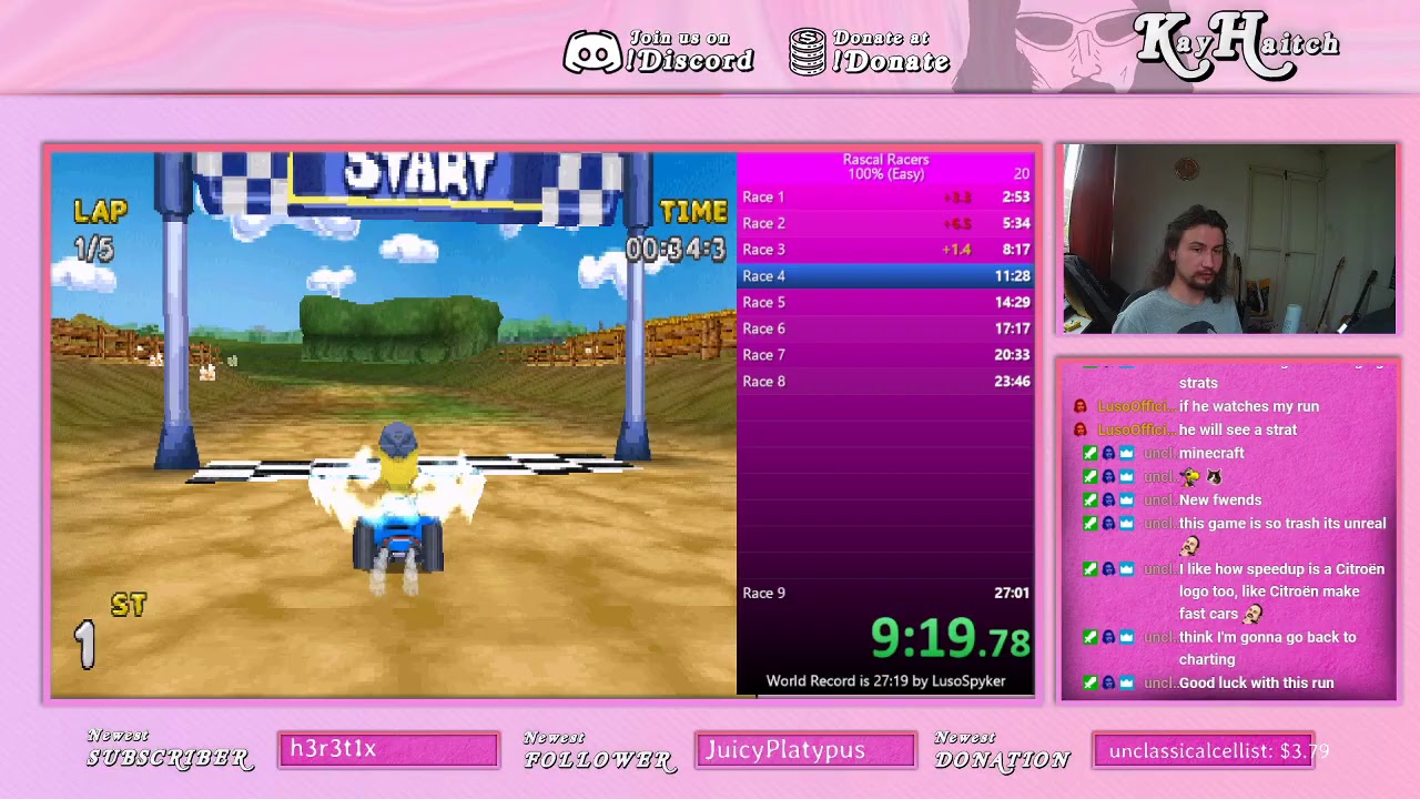 Rascal Racers 100% Speedrun in 26:53 - YouTube