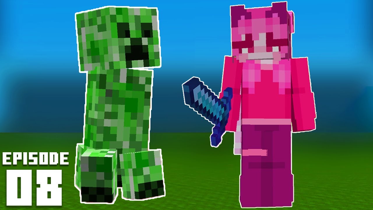 CREEPERS?! aw man - Minecraft Let's Play: 8 - YouTube