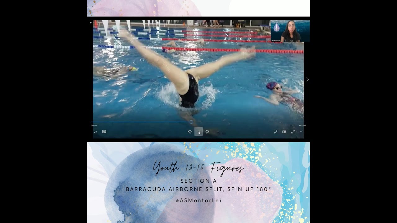 Barracuda Airborne Split, Spin Up 180° - Leilani Torres - YouTube