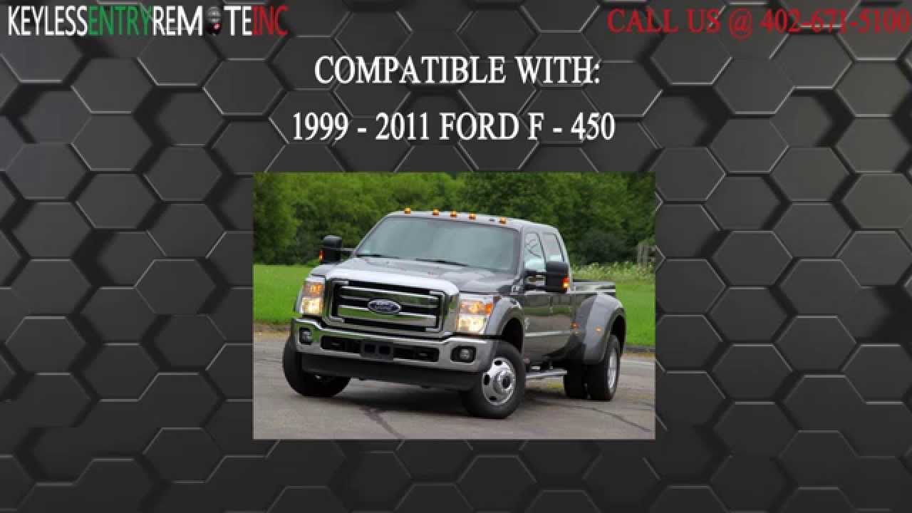How To Replace Ford F 450 Key Fob Battery 1999 2011 - YouTube