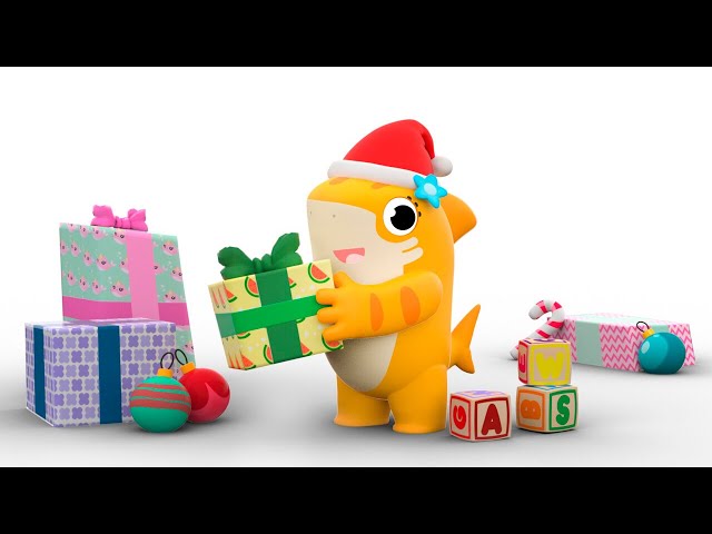 We Wish You a Merry Christmas | Shark Family Sing-Along | Nursery ...