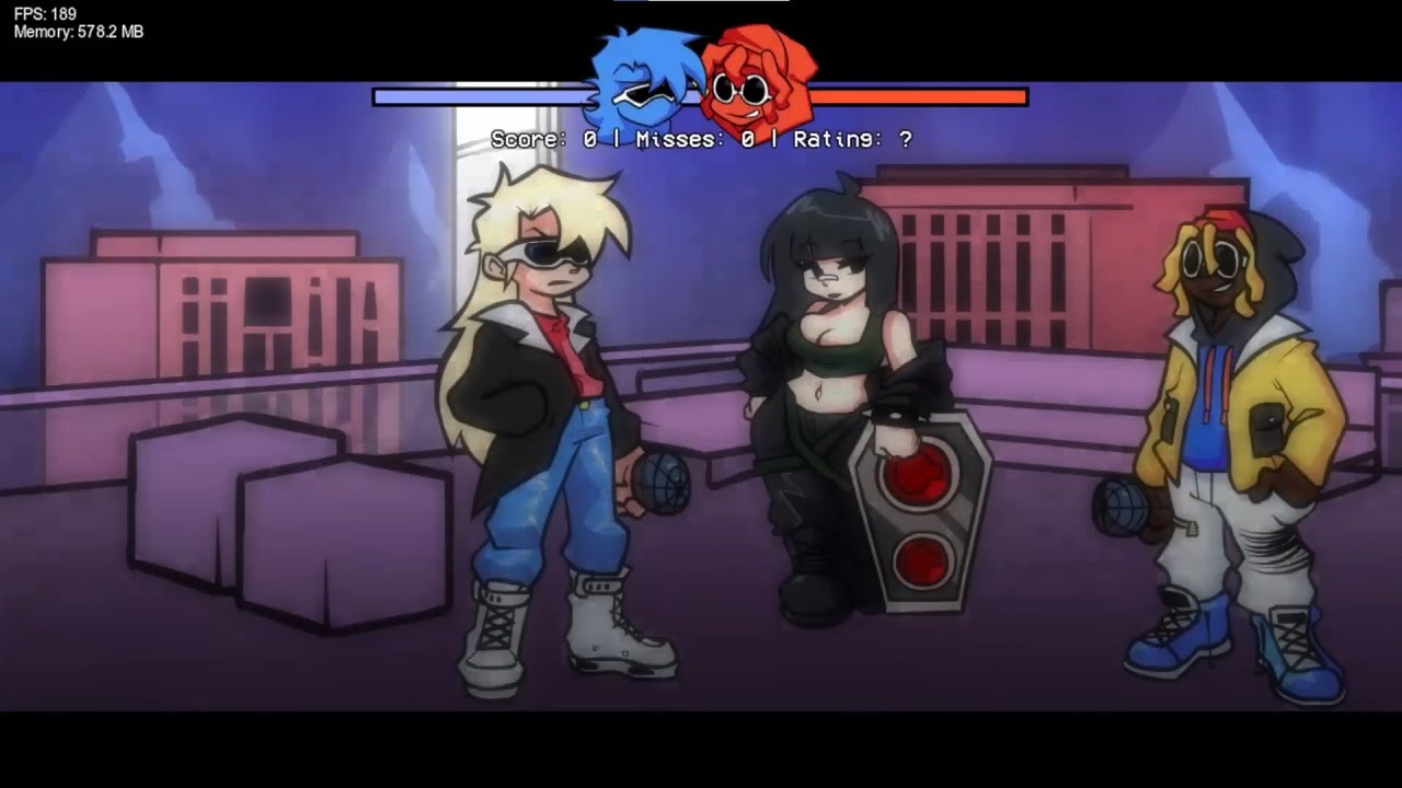 프나펑 테크노 나이트 트랩 / FNF Techno Night Trappin' [TPT FUNK JAM] - YouTube