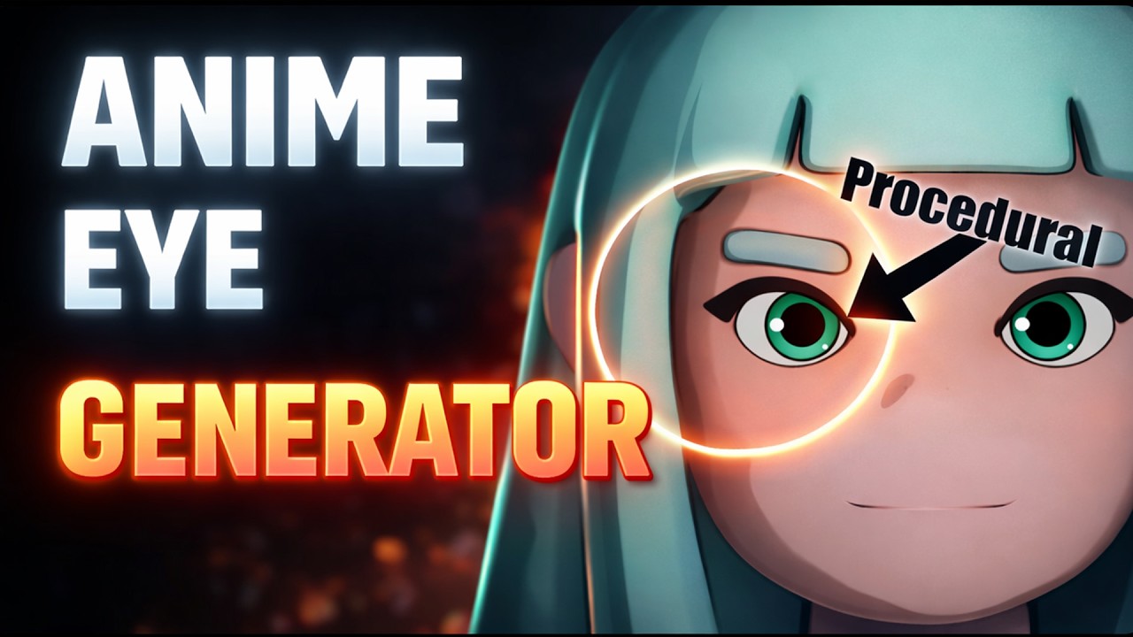 Blender Procedural Anime Eye Shader | Stylized Toon Shader Tutorial ...