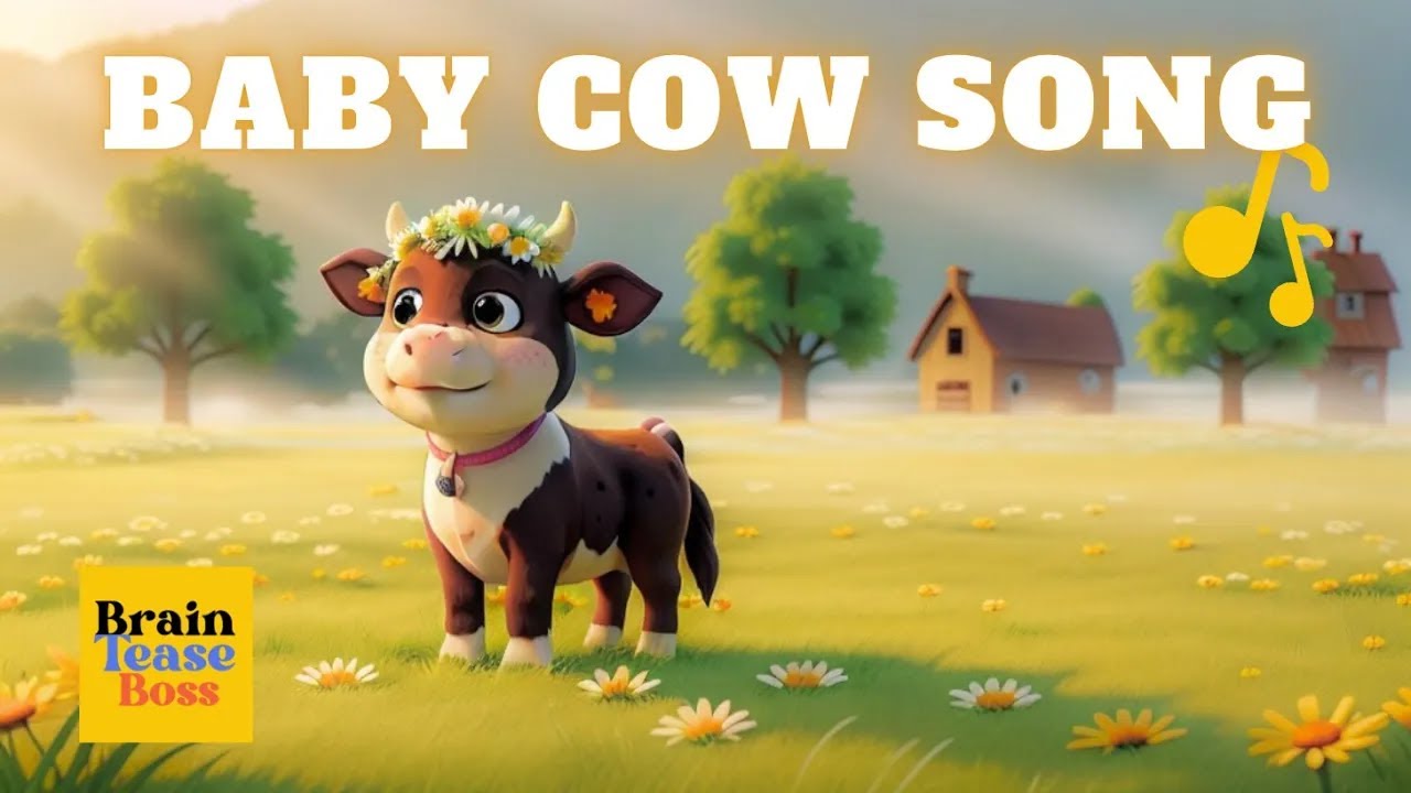 The Baby Cow Song | Cute Baby Cow Song for Kids | Baby Cow ...