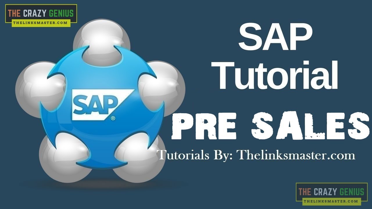 SAP - How to create a Pre-Sales order and Process IT | SAP Training For ...