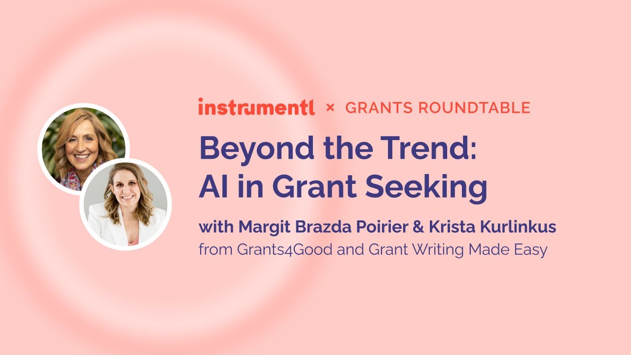 Beyond the Trend: AI in Grantseeking ft. Margit Brazda Poirier & Krista ...