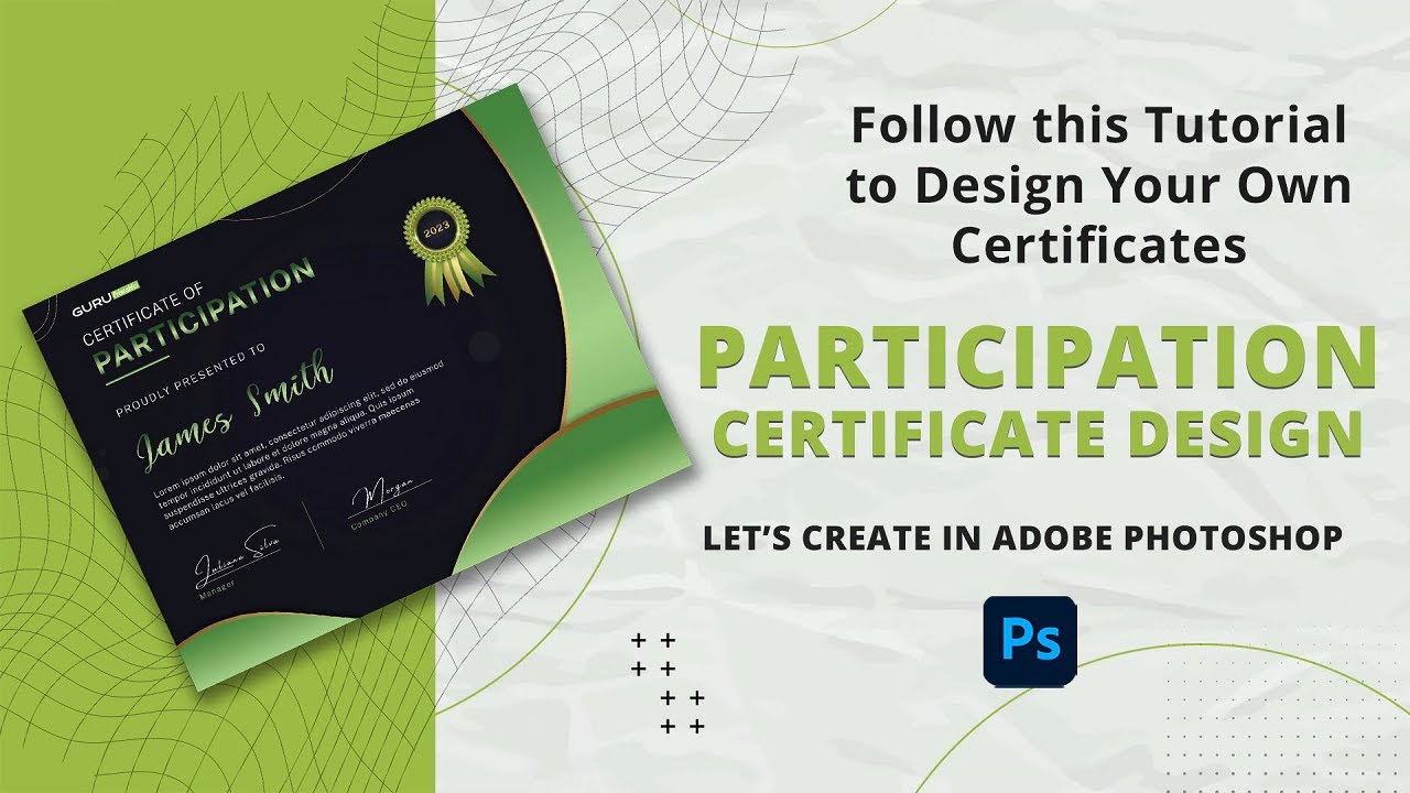Creating a Stunning Participation Certificate Template Easily in Adobe ...