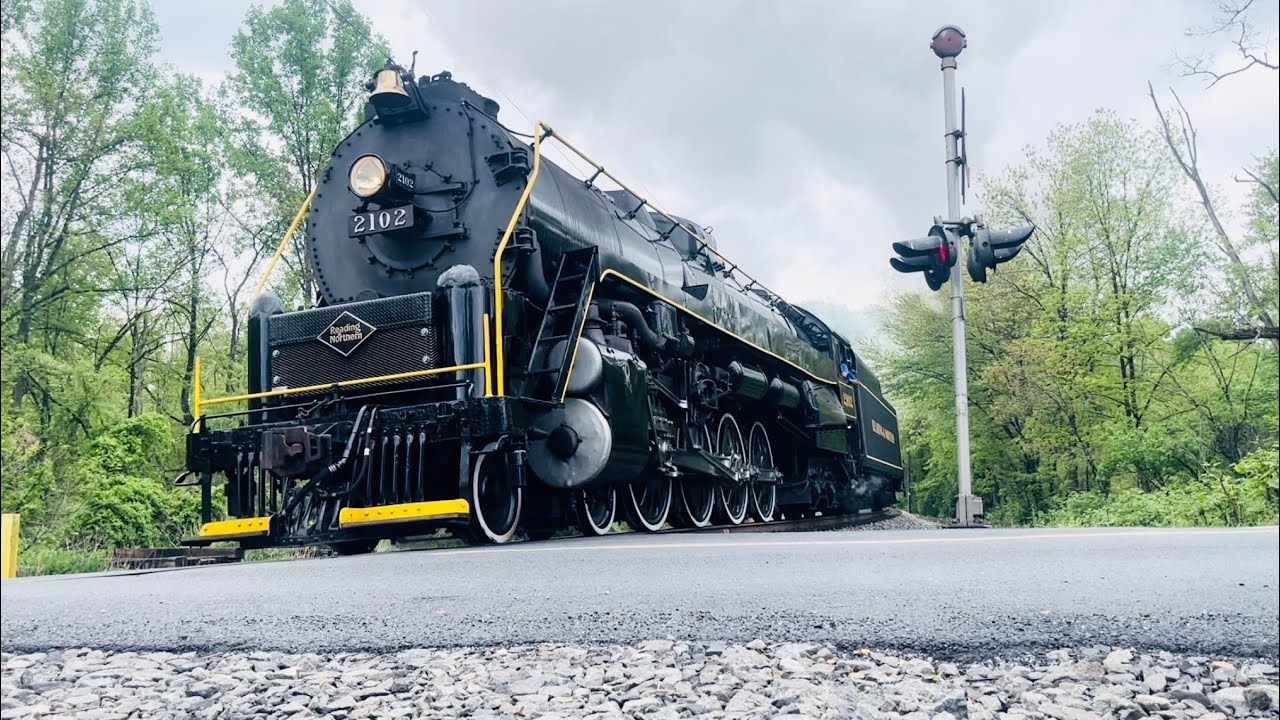 Reading and Northern 2102, May 8, 2024 - YouTube