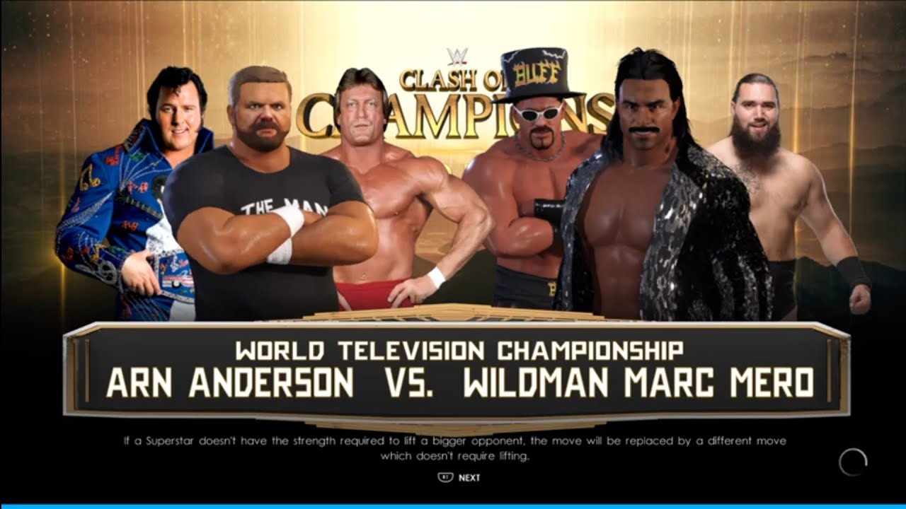 Arn Anderson vs Johnny B Bad WCW Clash of Champions 95 Lumberjack Match ...