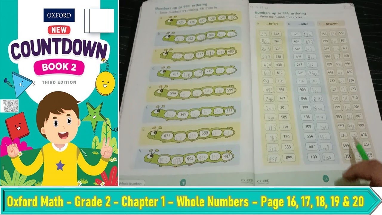 Oxford Grade 2 Maths - Chapter 1 - Whole Numbers - Page 16,17,18,19 ...