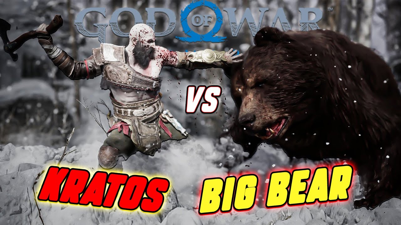 Kratos VS Big Bear | God Of War Ragnarok | Part #1 - YouTube