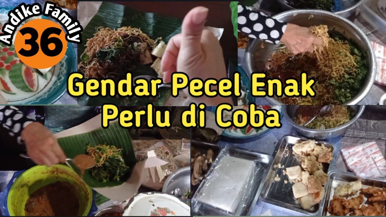 Gendar Pecel Makanan Tradisional yang di Cari Banyak Orang ‼️Kuliner ...