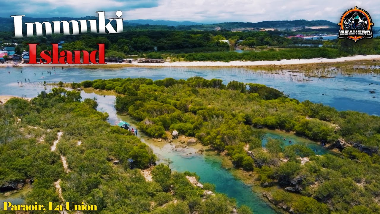 IMMUKI ISLAND AERIAL VIEW | Beautiful Island in Brgy. Paraoir, La Union ...