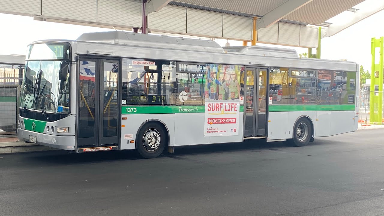 Transperth Bus No.1373 (Mercedes Benz OC500LE CNG) - YouTube