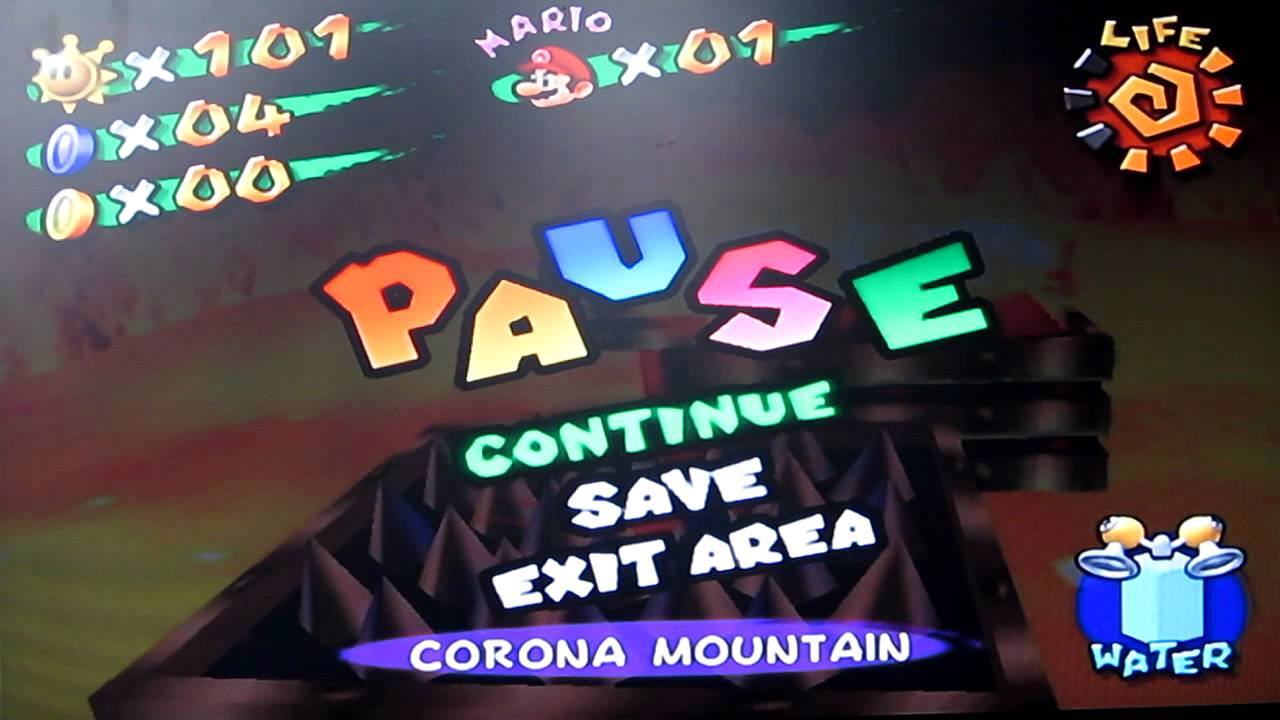 Weird Super Mario Sunshine Pause Music - YouTube