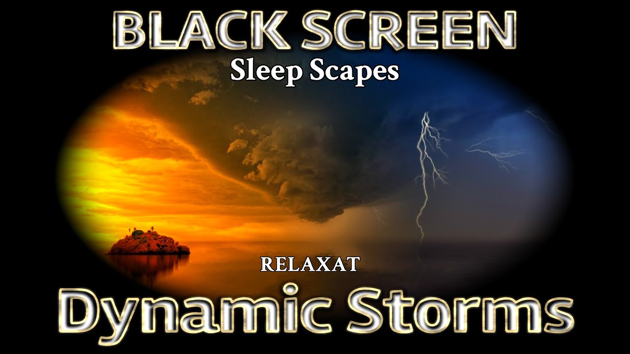 Soothing Hard Rain with Heavenly Deep Thunder: Deep Sleep, Recharge ...