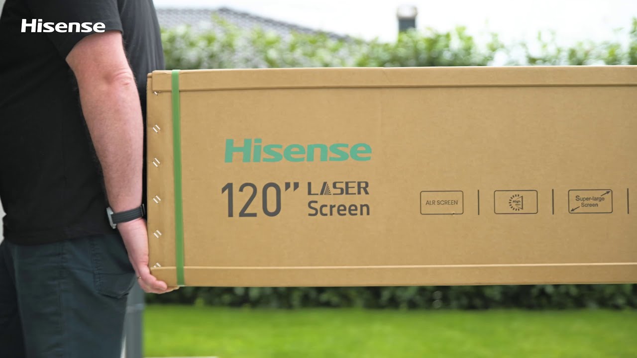 Bring 120inch Massive Laser Cinema Home - Hisense L5ND Laser TV - YouTube