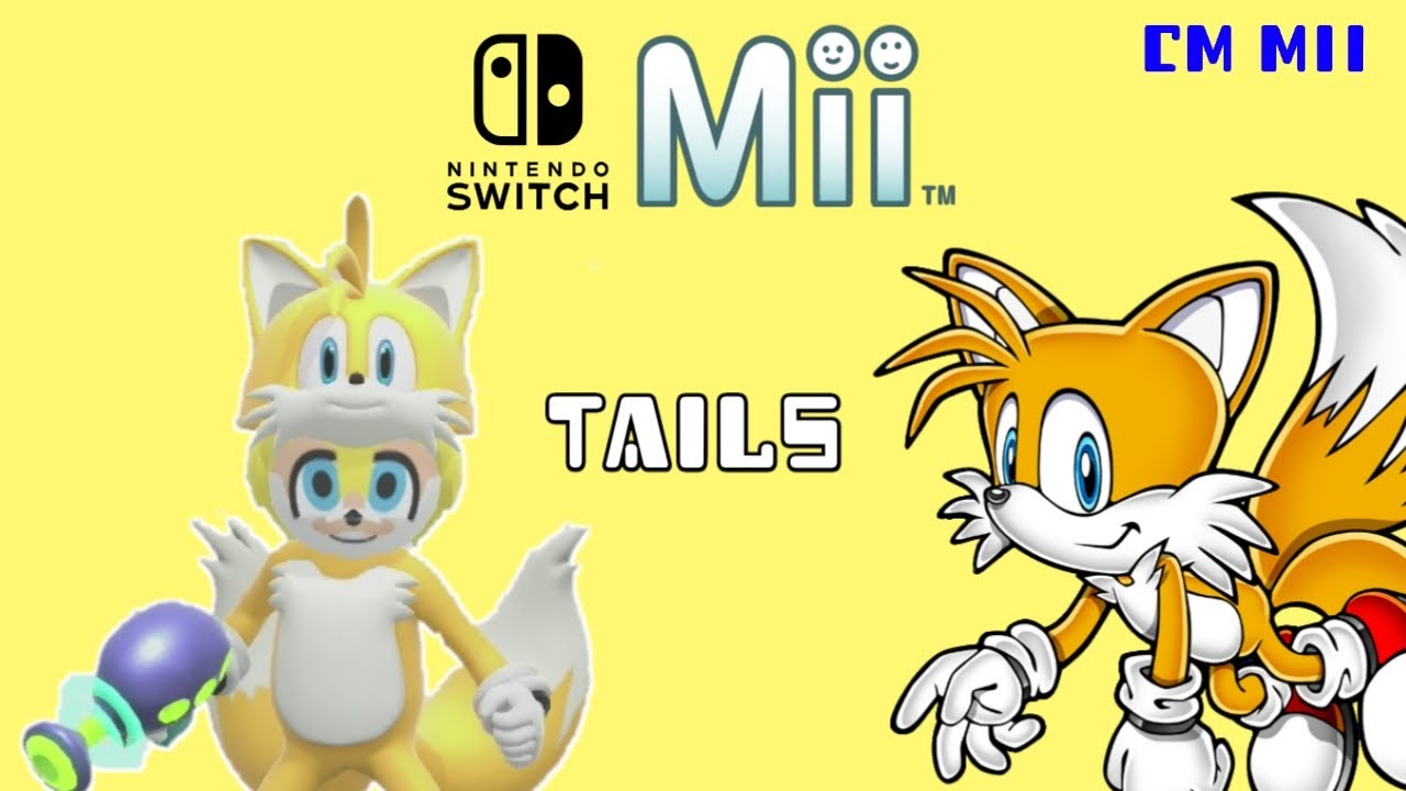 Creador Mii: Como crear a Tails - YouTube