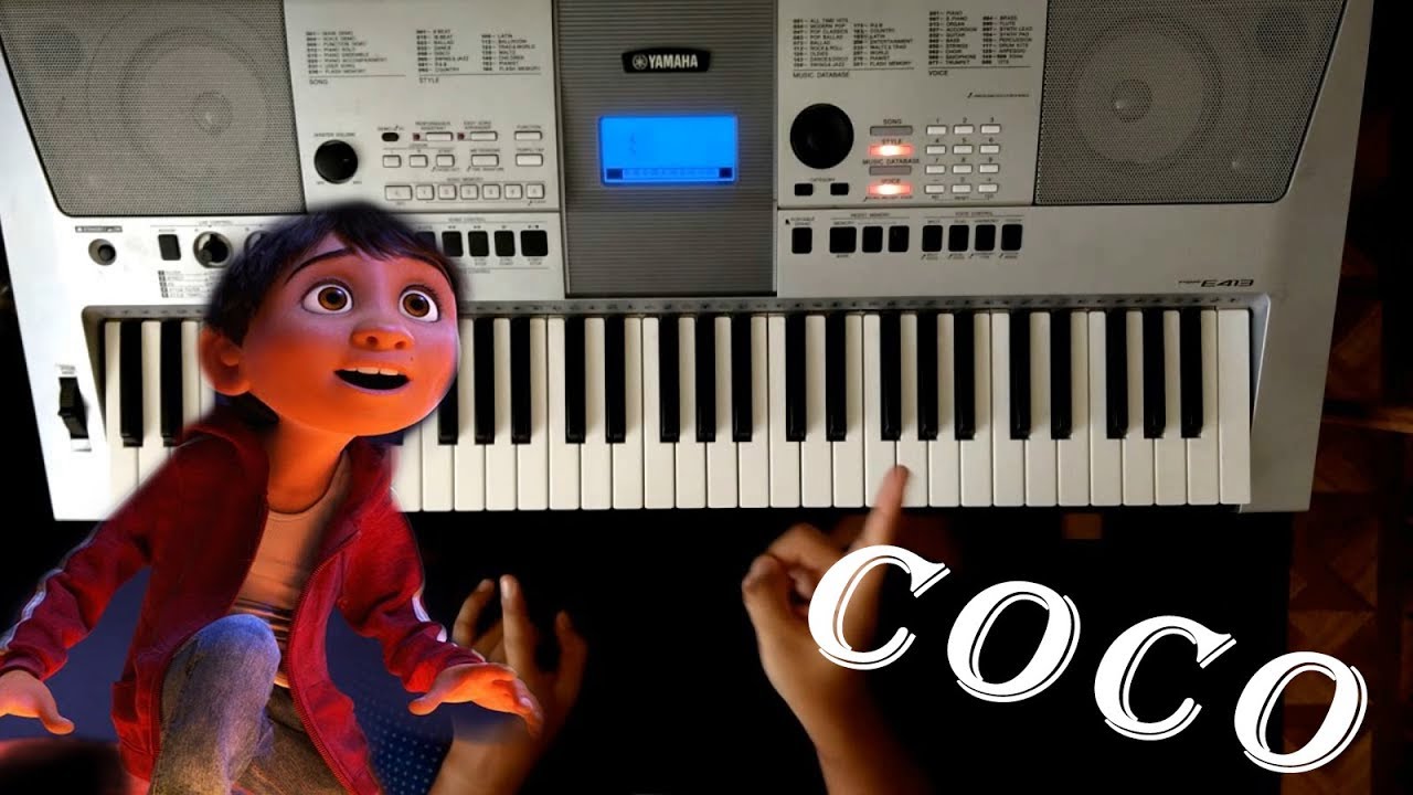 Como Tocar " RECUERDAME " En Piano Fácil - TUTORIAL COCO - YouTube
