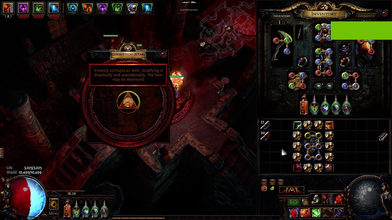 Shavronne's Wrappings - Altar of corruption - YouTube