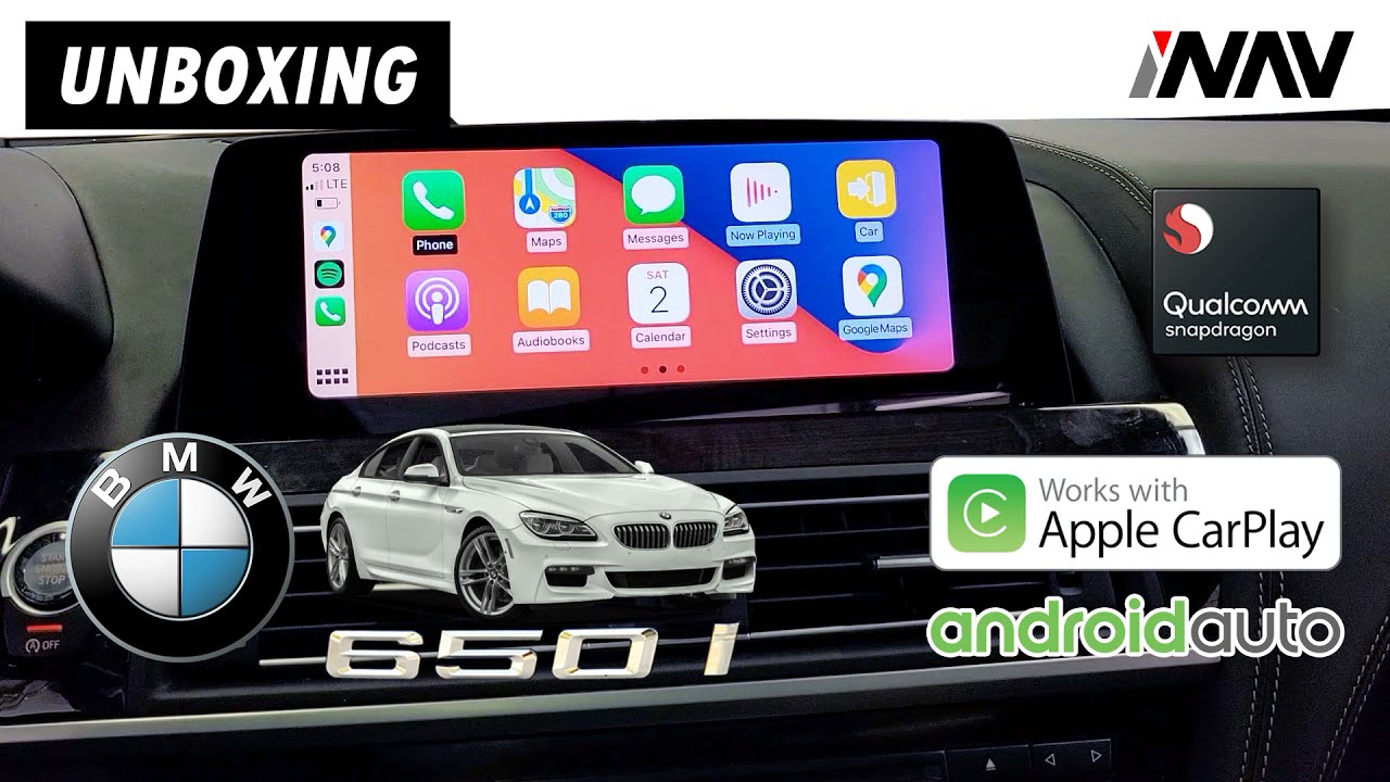 Unboxing INAV Android Screen for 2015 BMW 650i F06 F12 Navigation cam ...