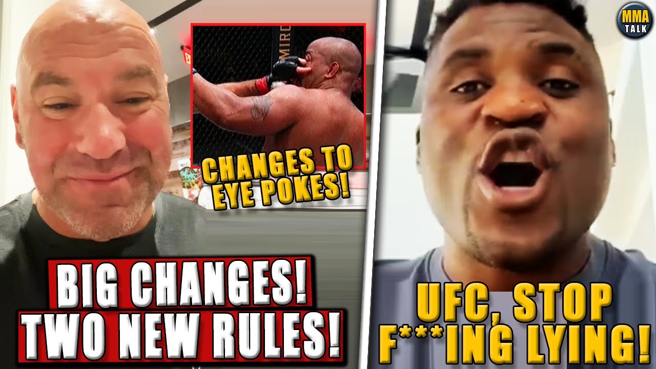 BIG CHANGES! Two NEW rules for MMA fighters APPROVED! Ngannou ACCUSES ...