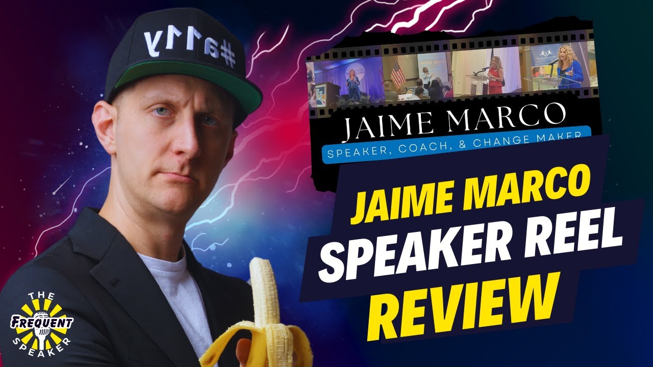 Jaime Marco's Speaker Reel Review - YouTube