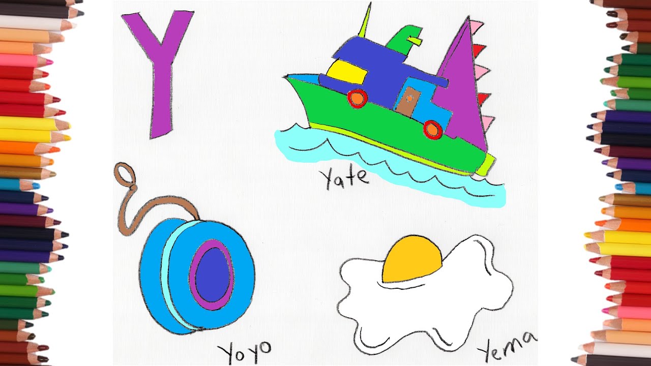 Dibujos con la Y paso a paso y MUY FACIL - YouTube