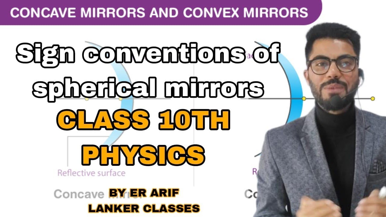 sign conventions of spherical mirrors || class 10th || JKBOSE || cbse ...