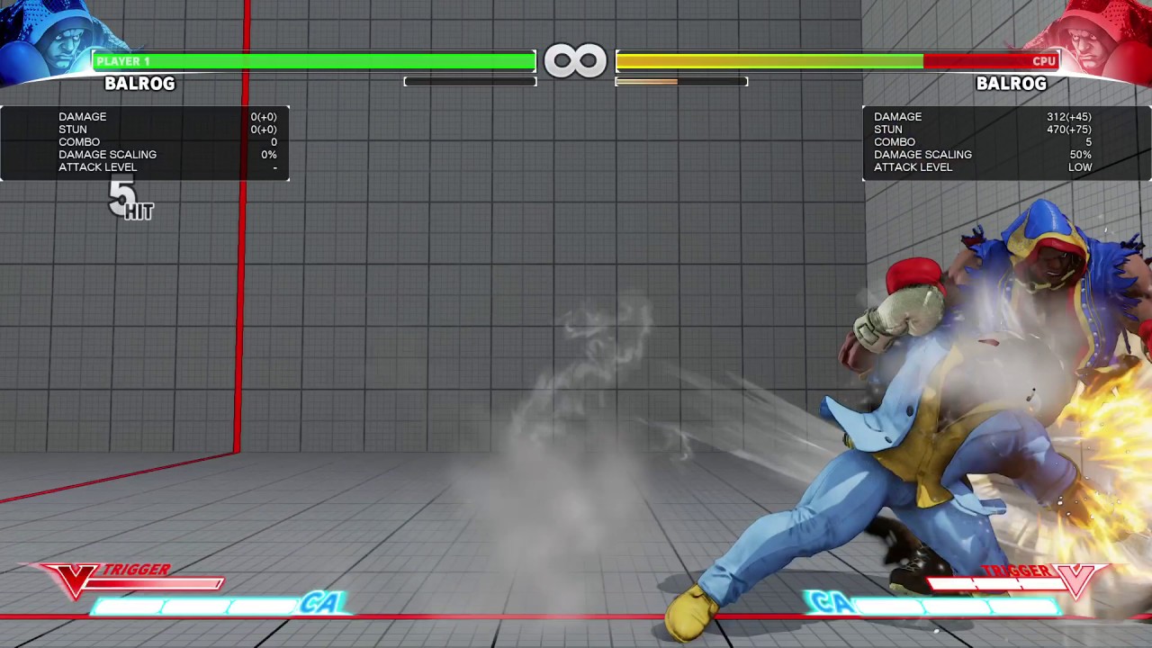 Sf5 Balrog CH ex rush punch combo - YouTube