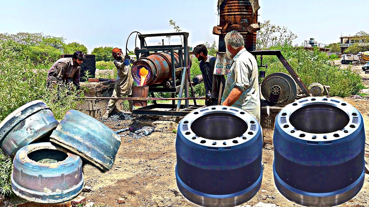 Amazing Manufacturing Process Of A Truck Break Drum[Amazing Skillls ...