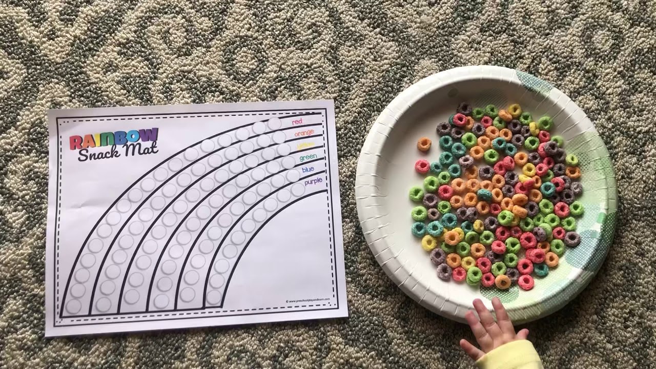 Ms. Christina - Centers - Rainbow Snack Mat - YouTube