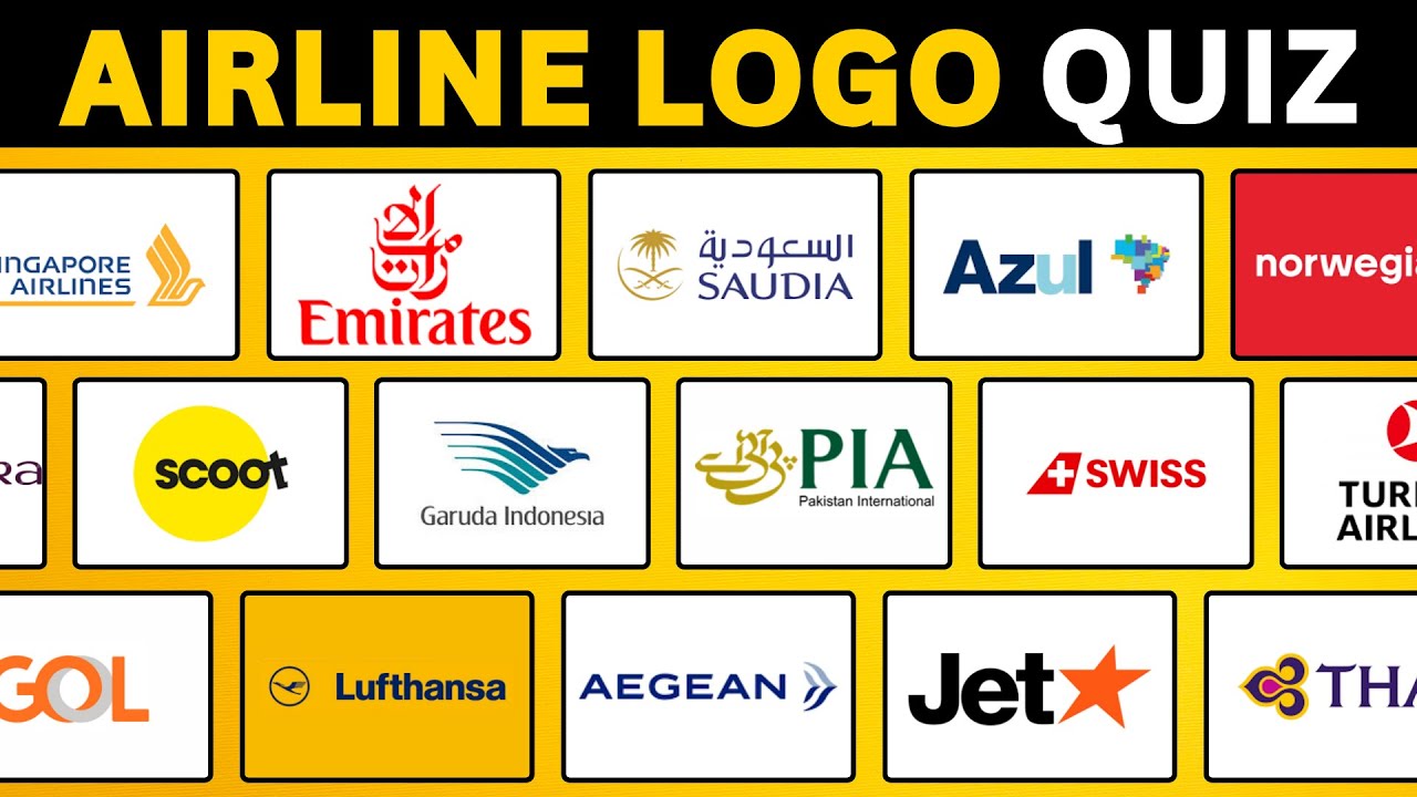Guess The Airline Logo Quiz 2024 ️🌍 Ultimate Airline Logo Challenge ...
