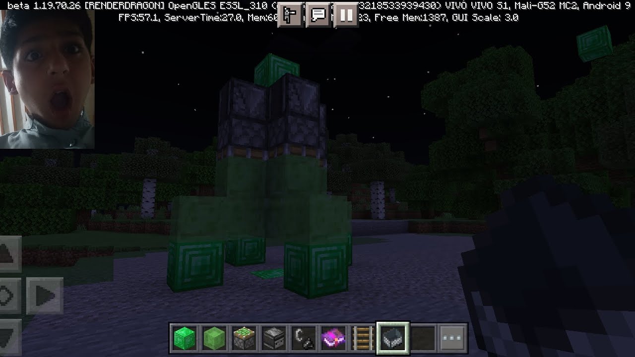 Minecraft rocket hack - YouTube