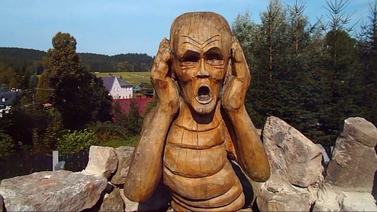 Scream - the sculpture - YouTube