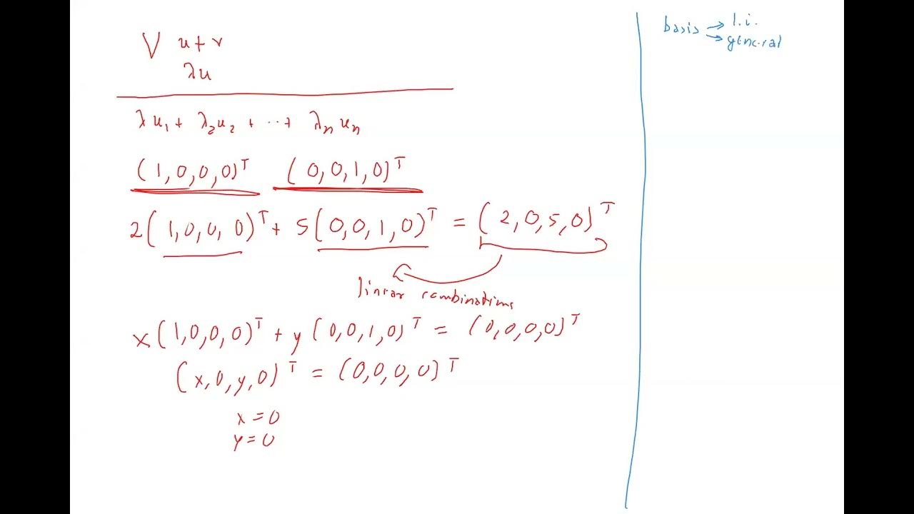 Linear Algebra Live - Lecture 04: Kernel and Image Of a Linear Map ...