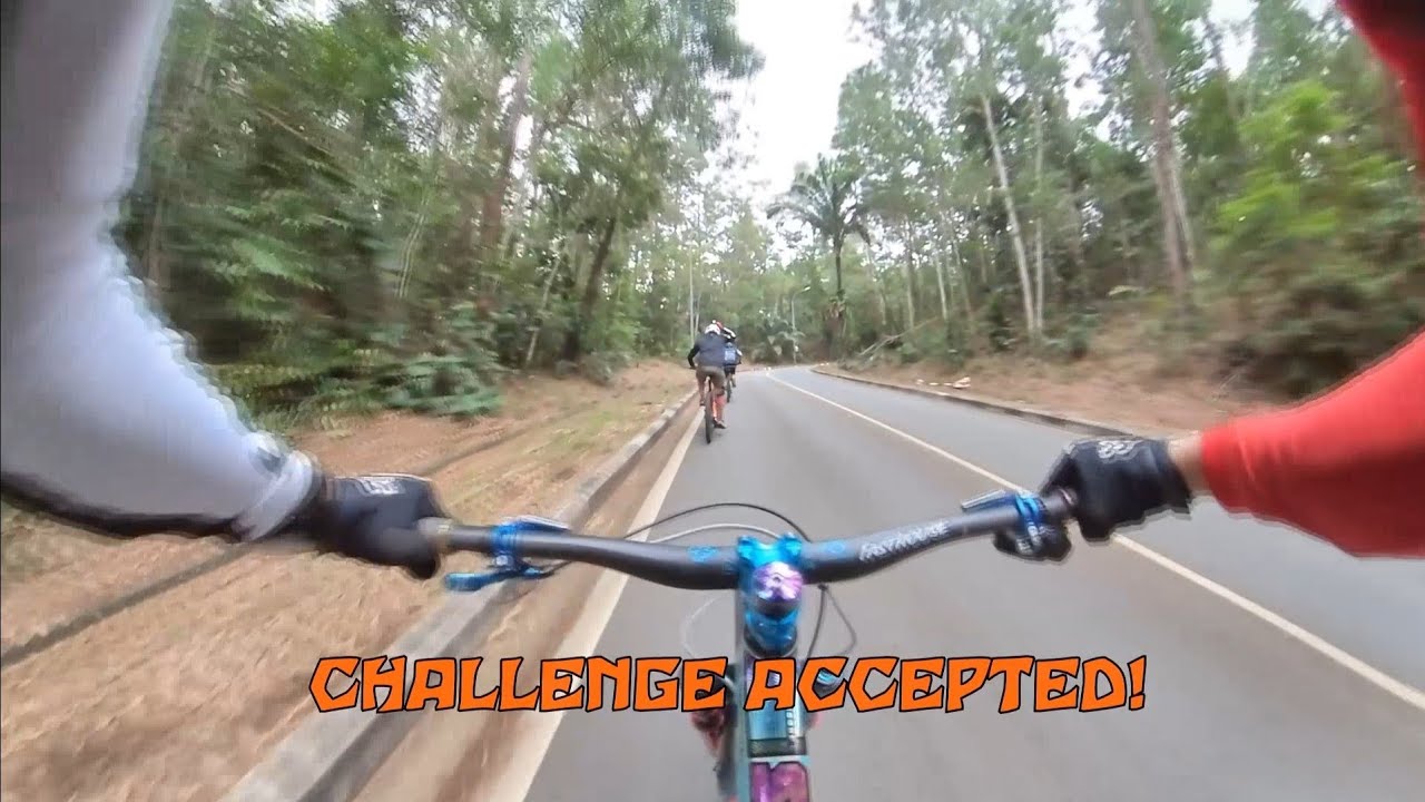 Challenge Accepted! MTB race to the top with Brunei fast riders! - YouTube