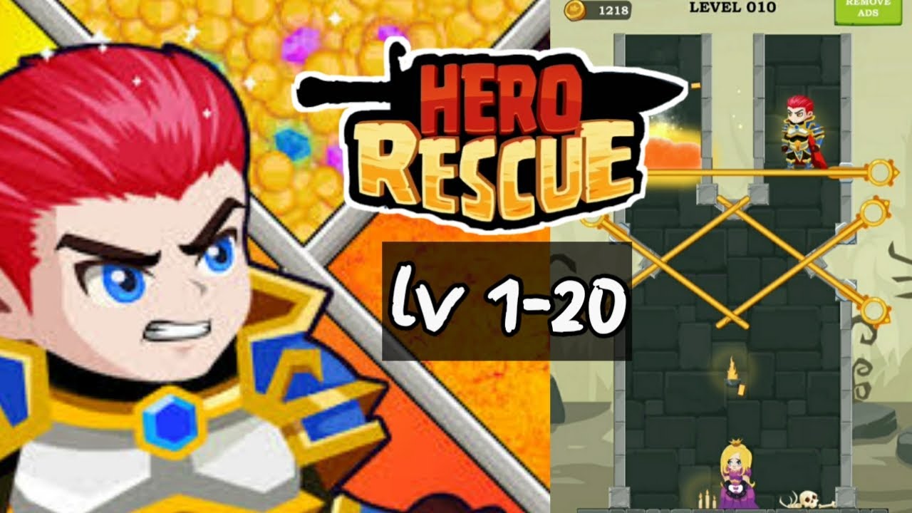 Hero Rescue :Adventurous Walkthrough LV. 1-20 - YouTube