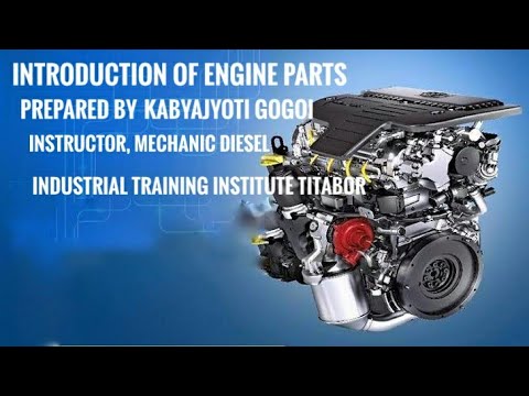 Introduction of engine parts in engine #industrialtraininginstitute # ...