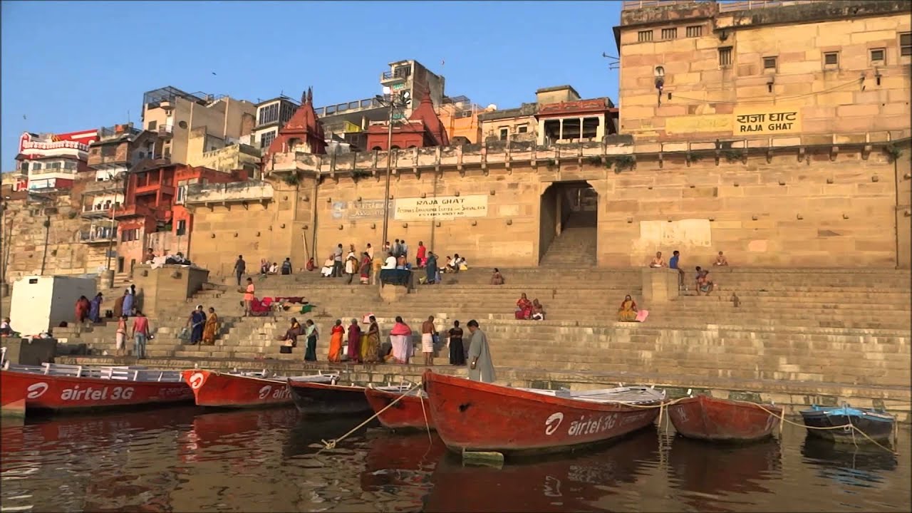 Raja Ghat - River Ganges,Varanasi - YouTube