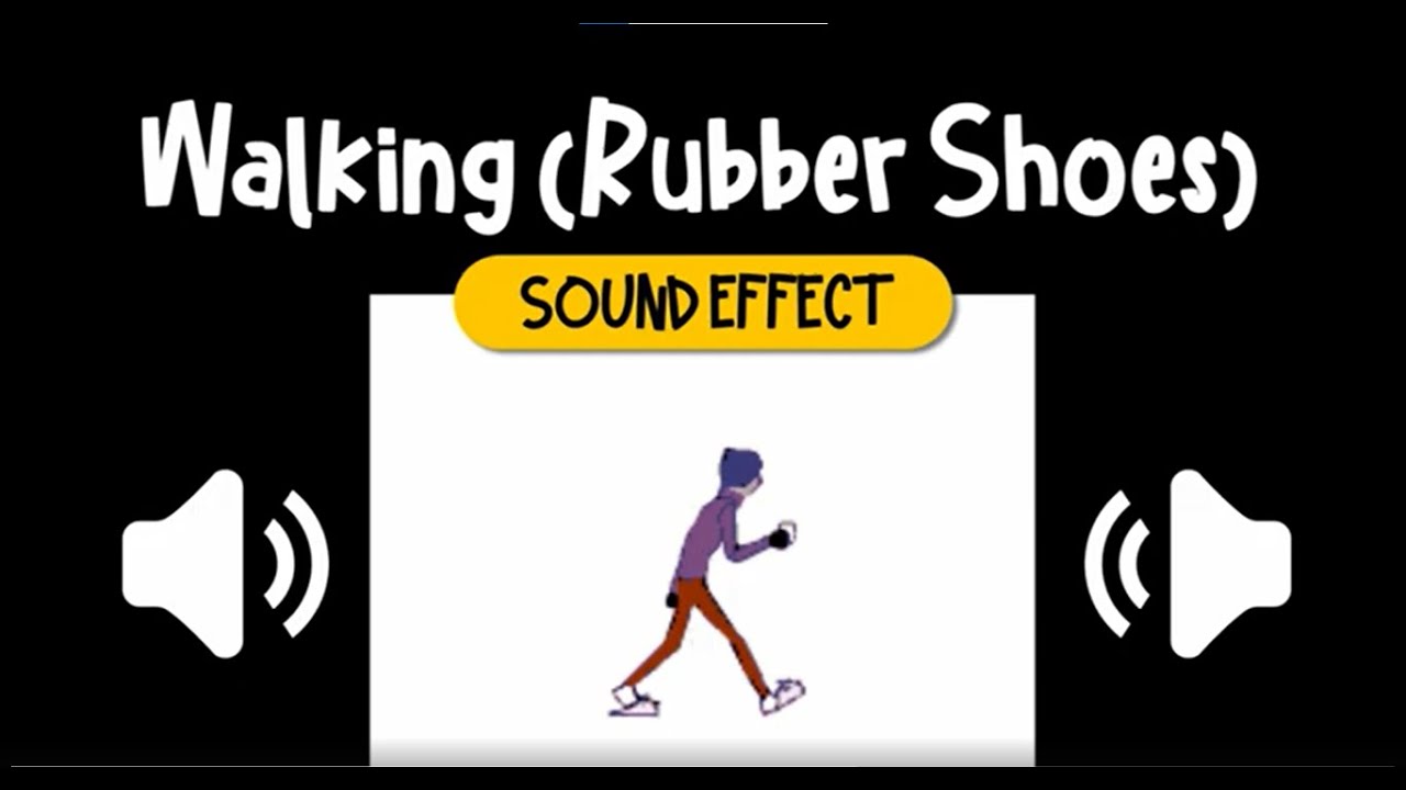 Walking Rubber Shoes Sound Effect | 行走 橡膠鞋 吱吱 摩擦 走路 音效 (High Quality ...